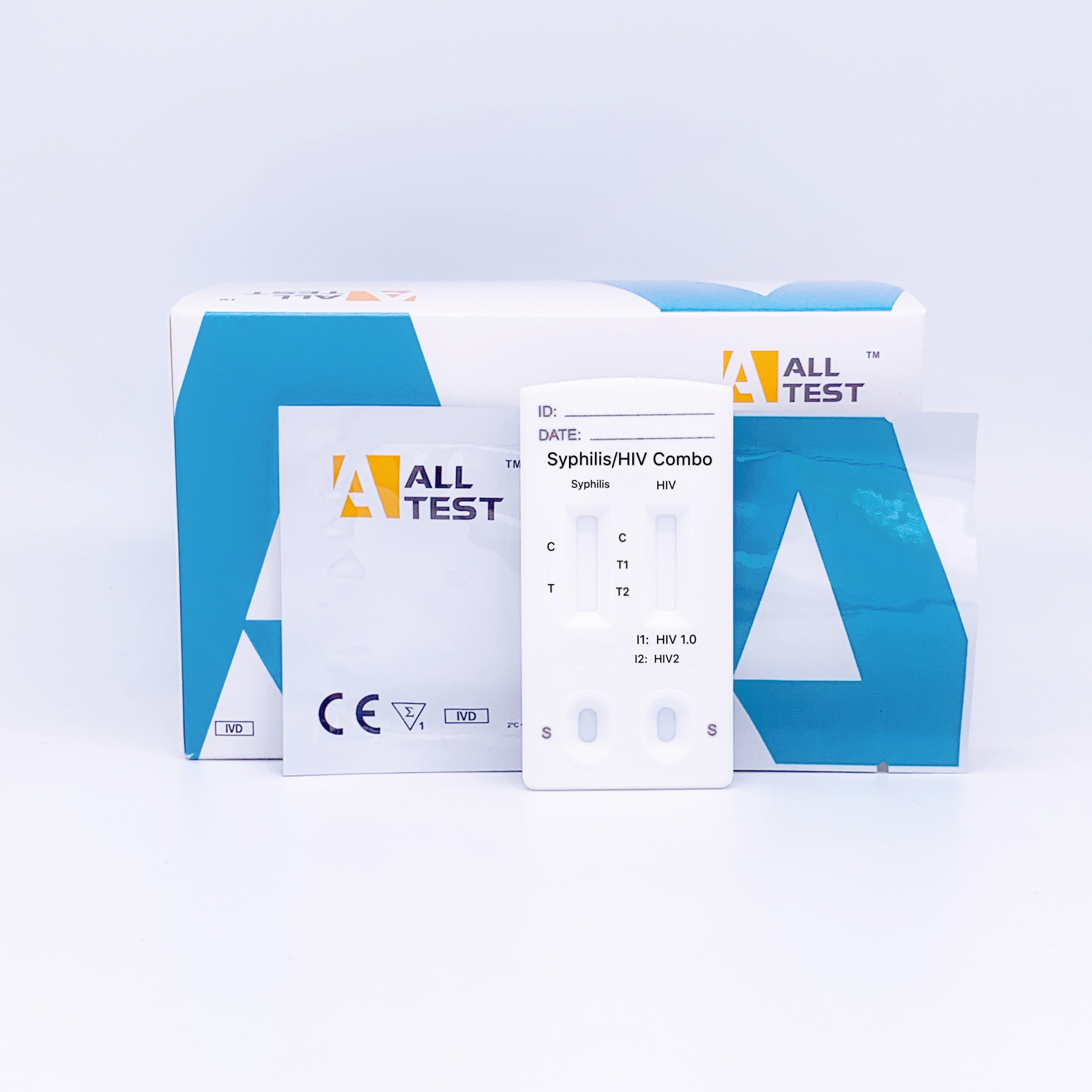 AllTest Syphilis / HIV 1.2.O Combo Rapid Test Kits Infectious Disease